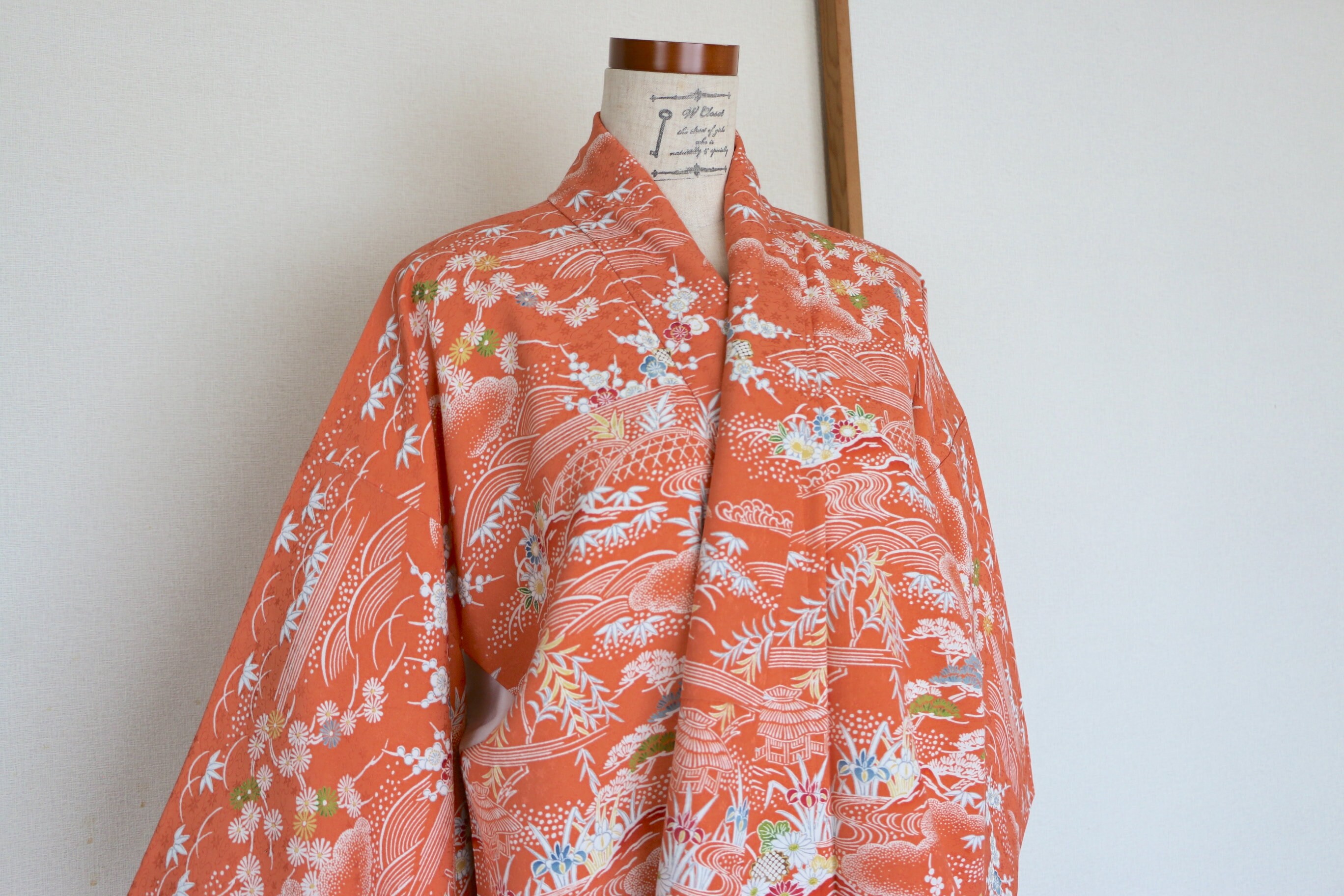 K21-31 Vintage Komon Kimono /// Kimono Robe Kimono Gown | Etsy