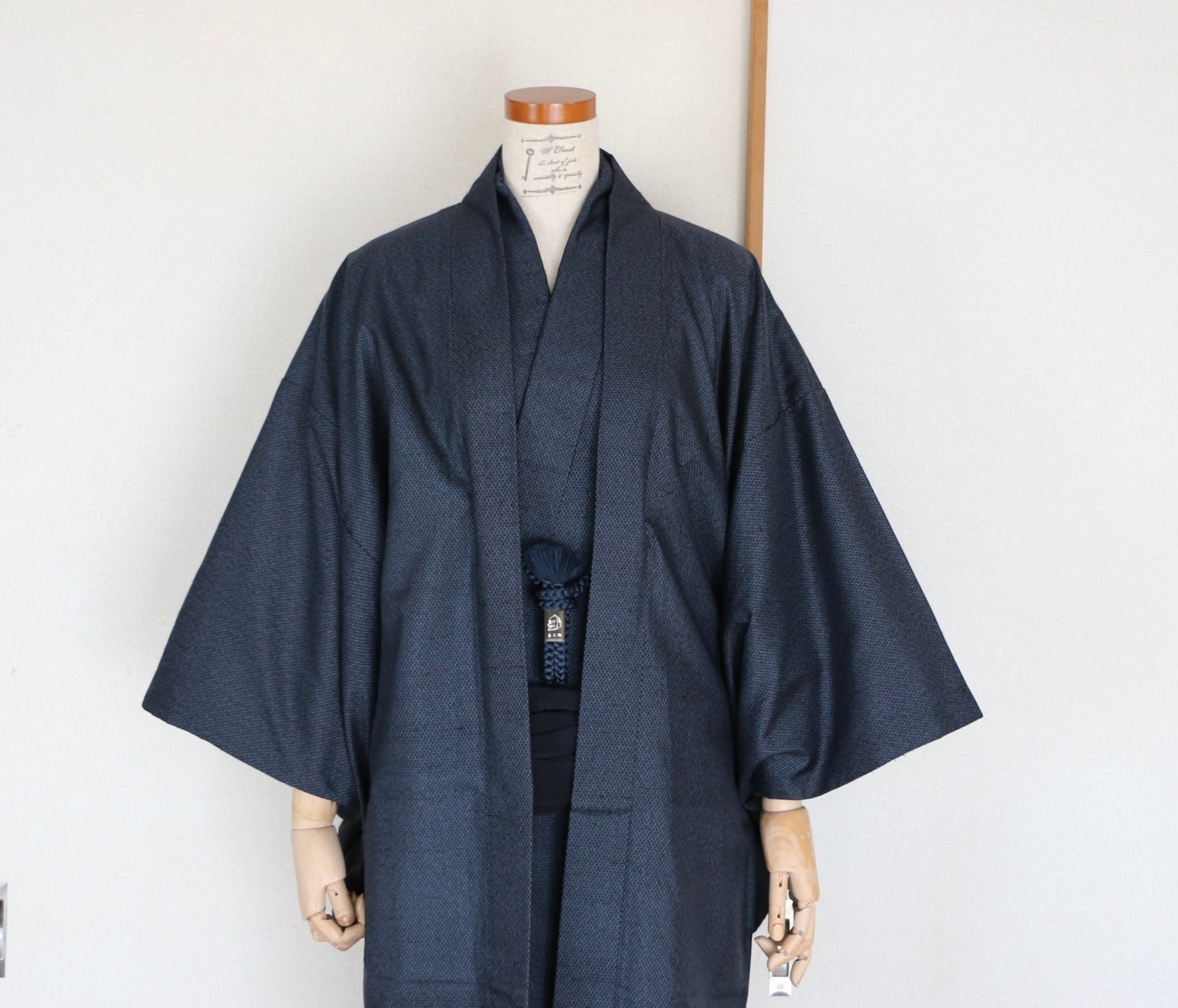 KM-07 Vintage Mens Japanese Kimono /// Men Silk Kimono Men - Etsy