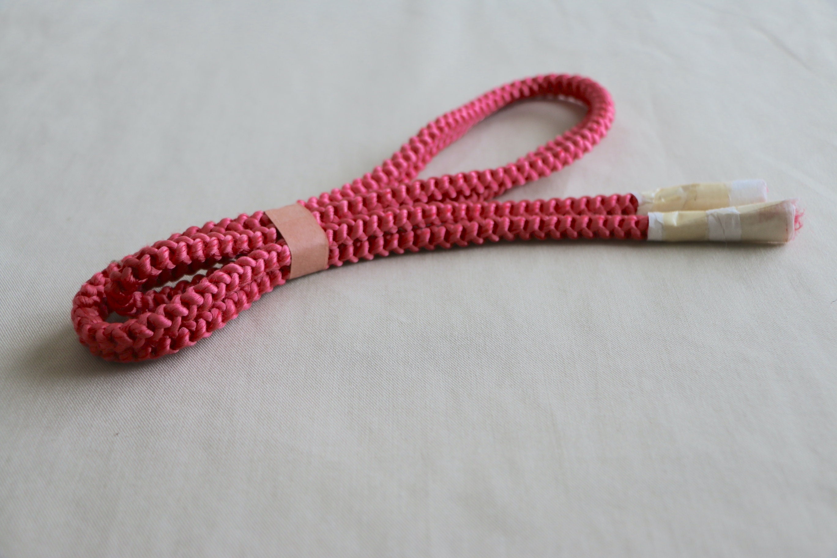 21-63 Obijime /// Silk Belt, Silk Kimono Belt, Silk Obijime, Pink ...