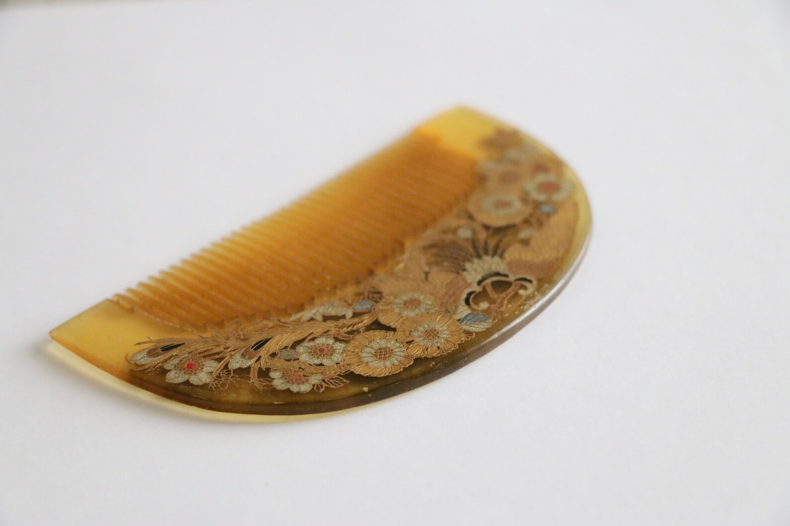 Terrific Vintage Japanese Comb Set of 2 Bekko Comb and Pin | Etsy