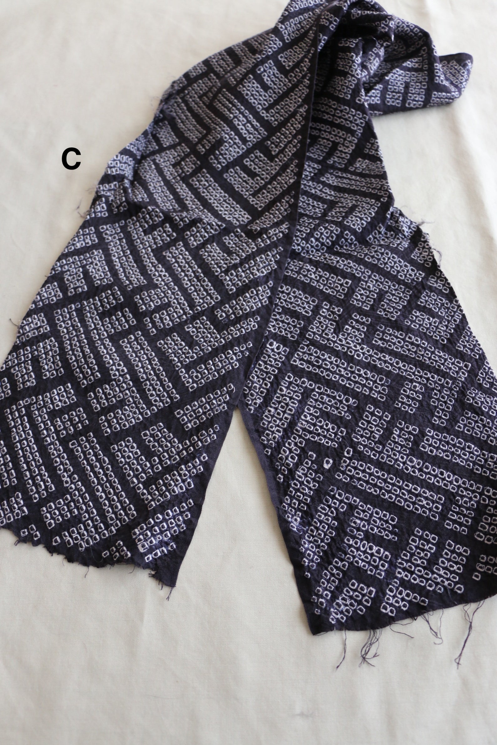 FOS-18 Kimono Fabric Scraps /// Silk Shibori Fabric, Tie Dye Fabric ...