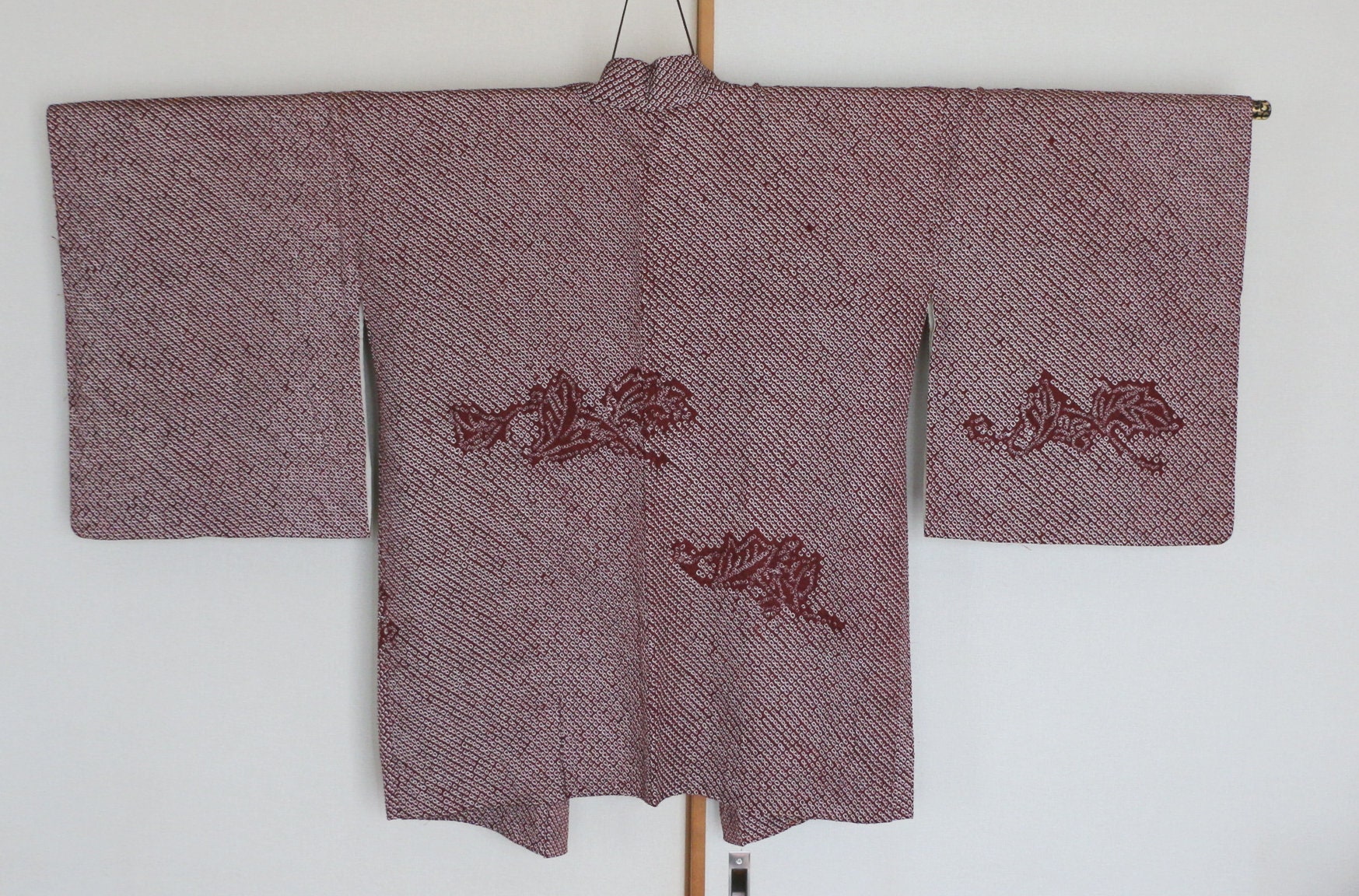 SALE /// Vintage Japanese kimono Jacket Haori Silk Shibori | Etsy