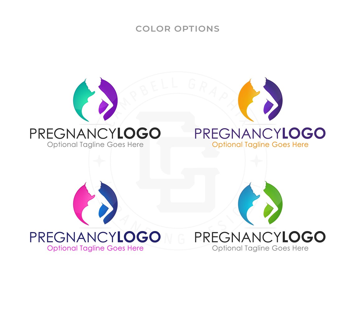 Premade Logo Pregnancy Logo Baby Logo Woman Logo | Etsy