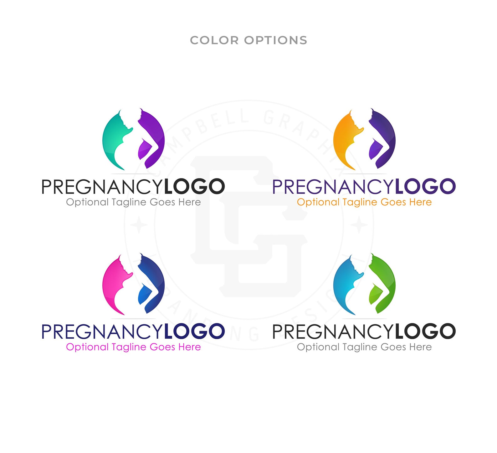 Premade Logo Pregnancy Logo Baby Logo Woman Logo | Etsy