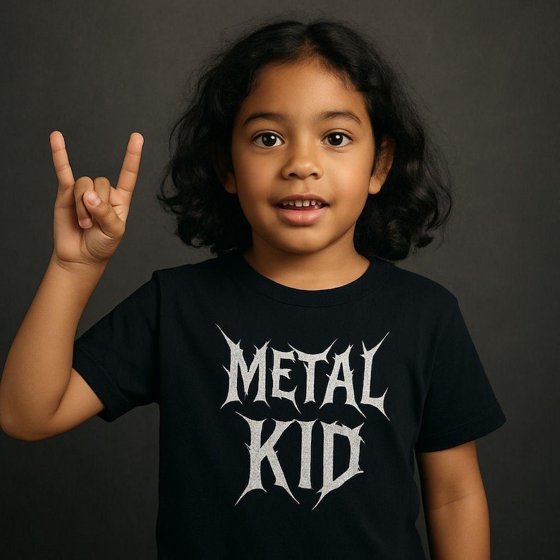 Metal Kid SVG File: Vector Art, Cricut, Silhouette (instant Download ...