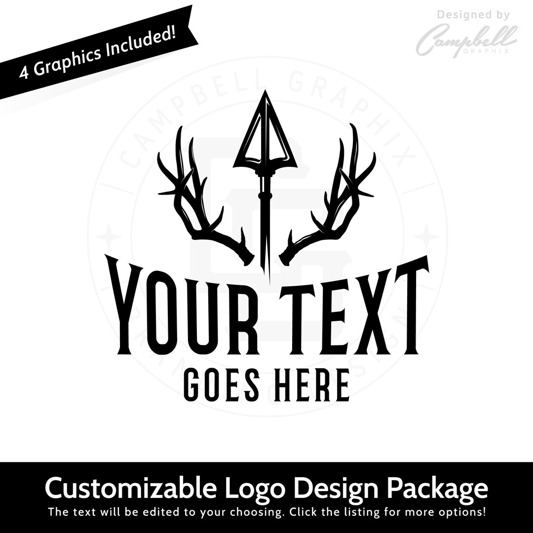 Hunting Logo - Customized by the Artist for You! - Wild Logo - Arrow ...