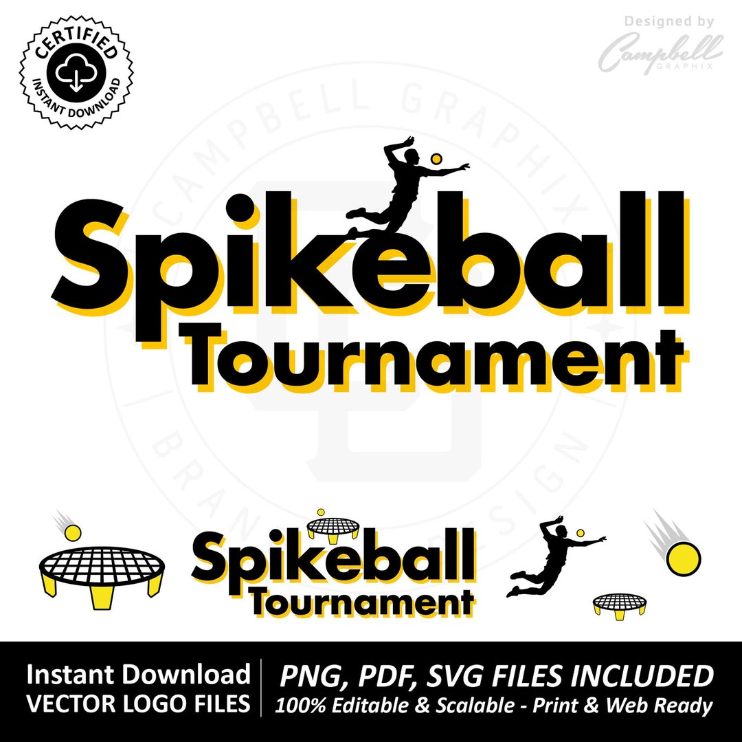 Spikeball Graphics - Instant Download - Ready to Use - SVG, PNG, PDF ...