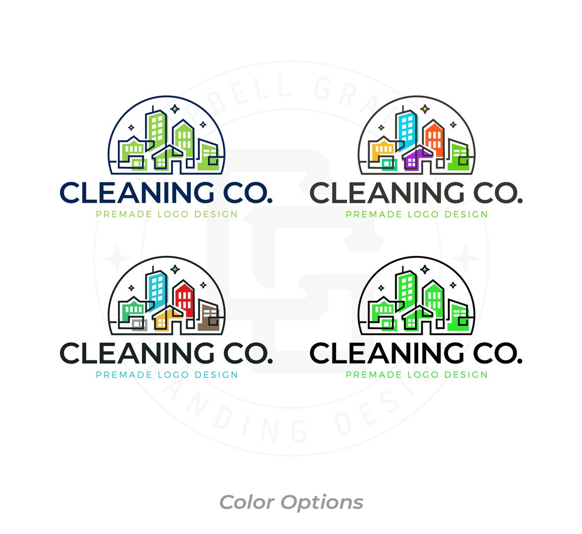 Customizable Logo Cleaning Service Logo Cleaning Logo - Etsy