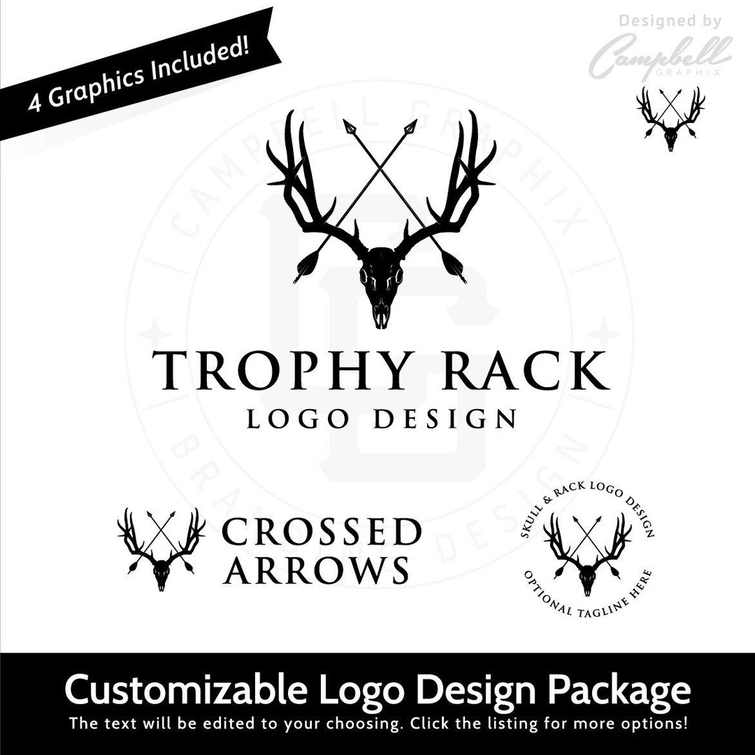 Customizable Bow Hunting Logo Design: Customized by the Artist for You ...