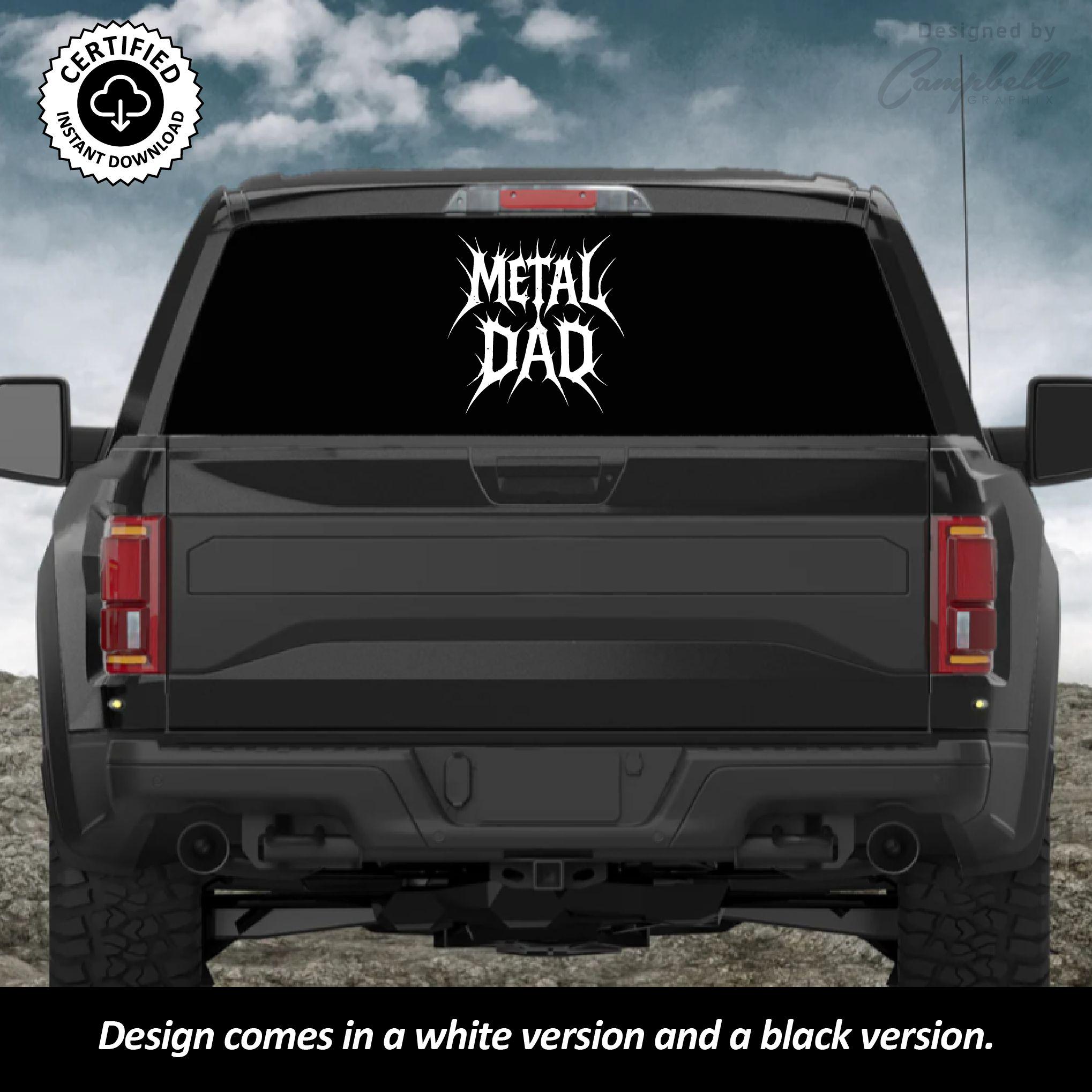 Metal Dad SVG: Vector Art, Cricut & Silhouette Files (digital Download ...