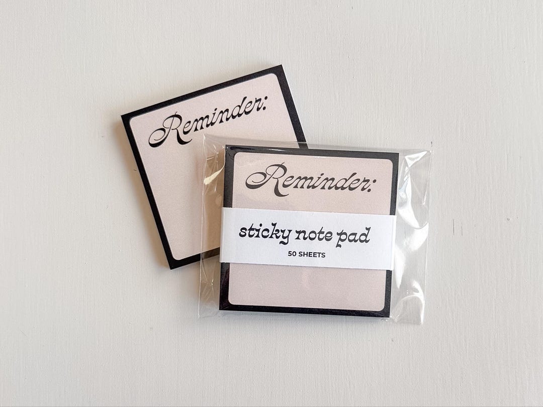 Reminder Post-it Notes | Sticky Notes, Notepad, Stationery, Memo Pad ...