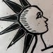 Sol and Luna | Original Linocut Block Print - Etsy