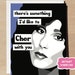 Cher Greeting Card PRINTABLE | Etsy