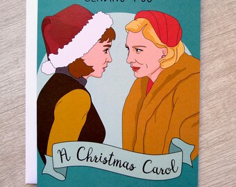 Carol Movie Christmas Card PRINTABLE | Etsy