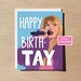 Taylor Swift Card PRINTABLE - Etsy
