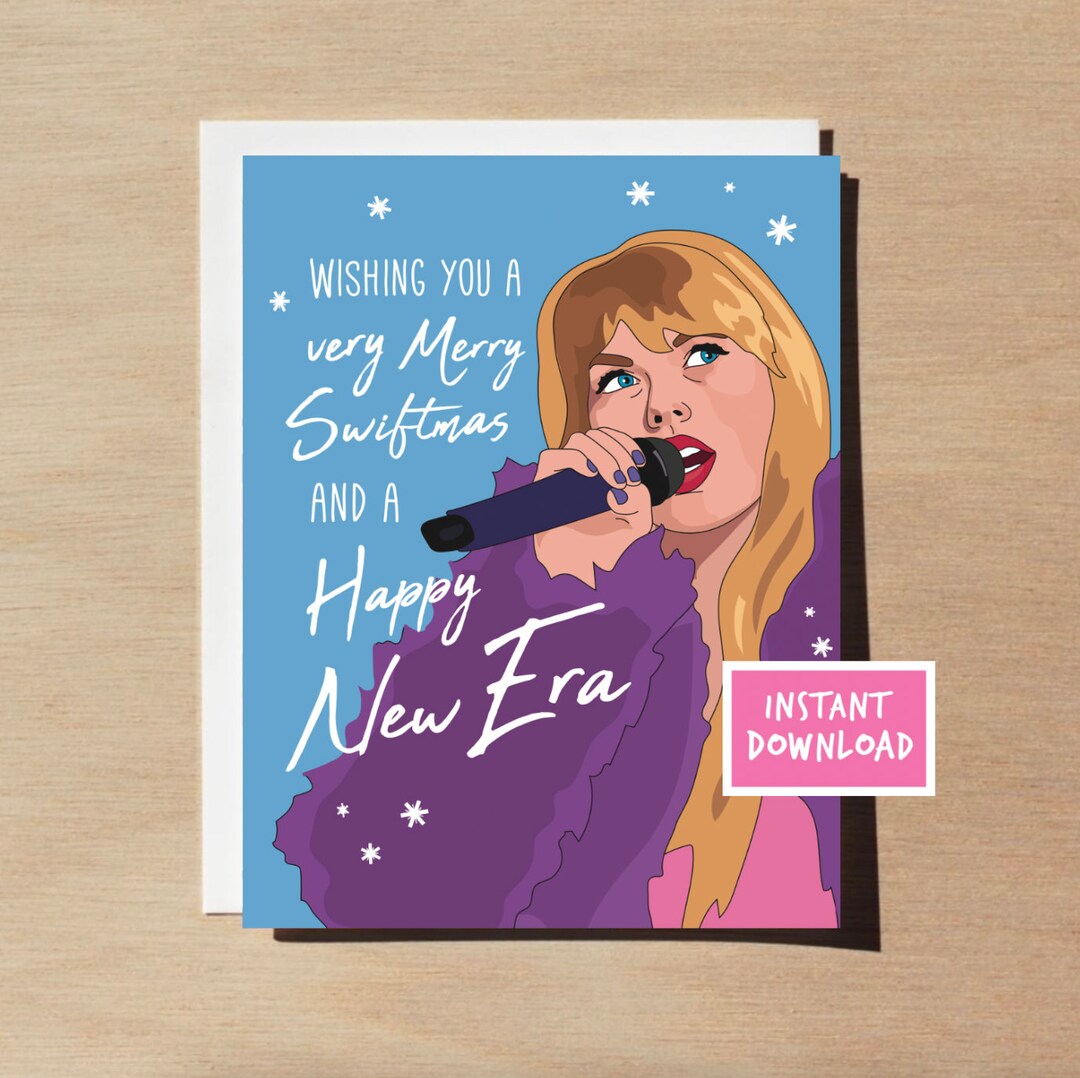 Taylor Swift Eras Christmas Card - Etsy