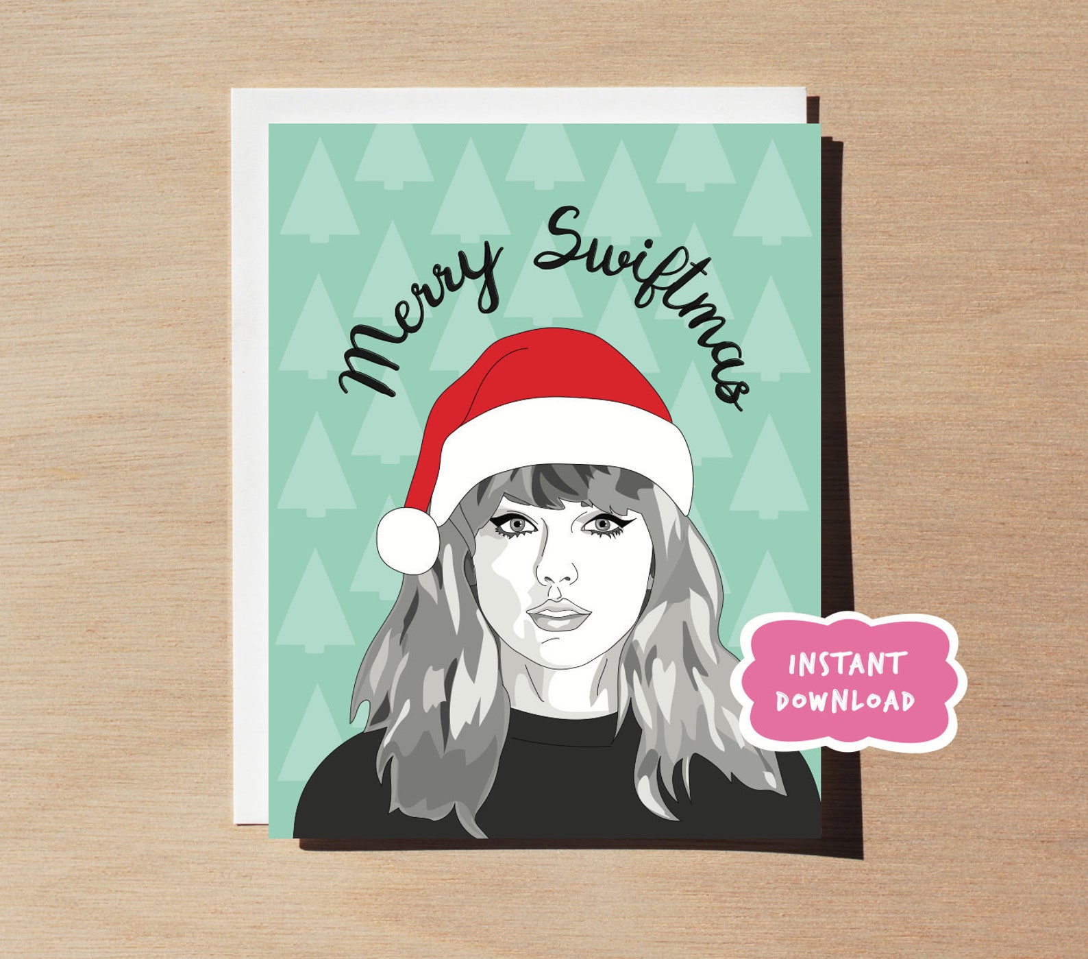 Taylor Swift Christmas Card PRINTABLE - Etsy