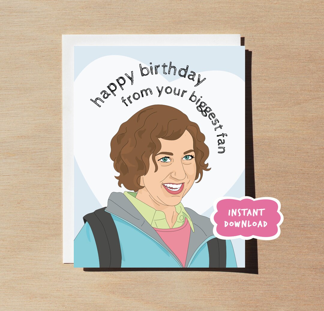 Flight of the Conchords Mel Birthday Card PRINTABLE - Etsy