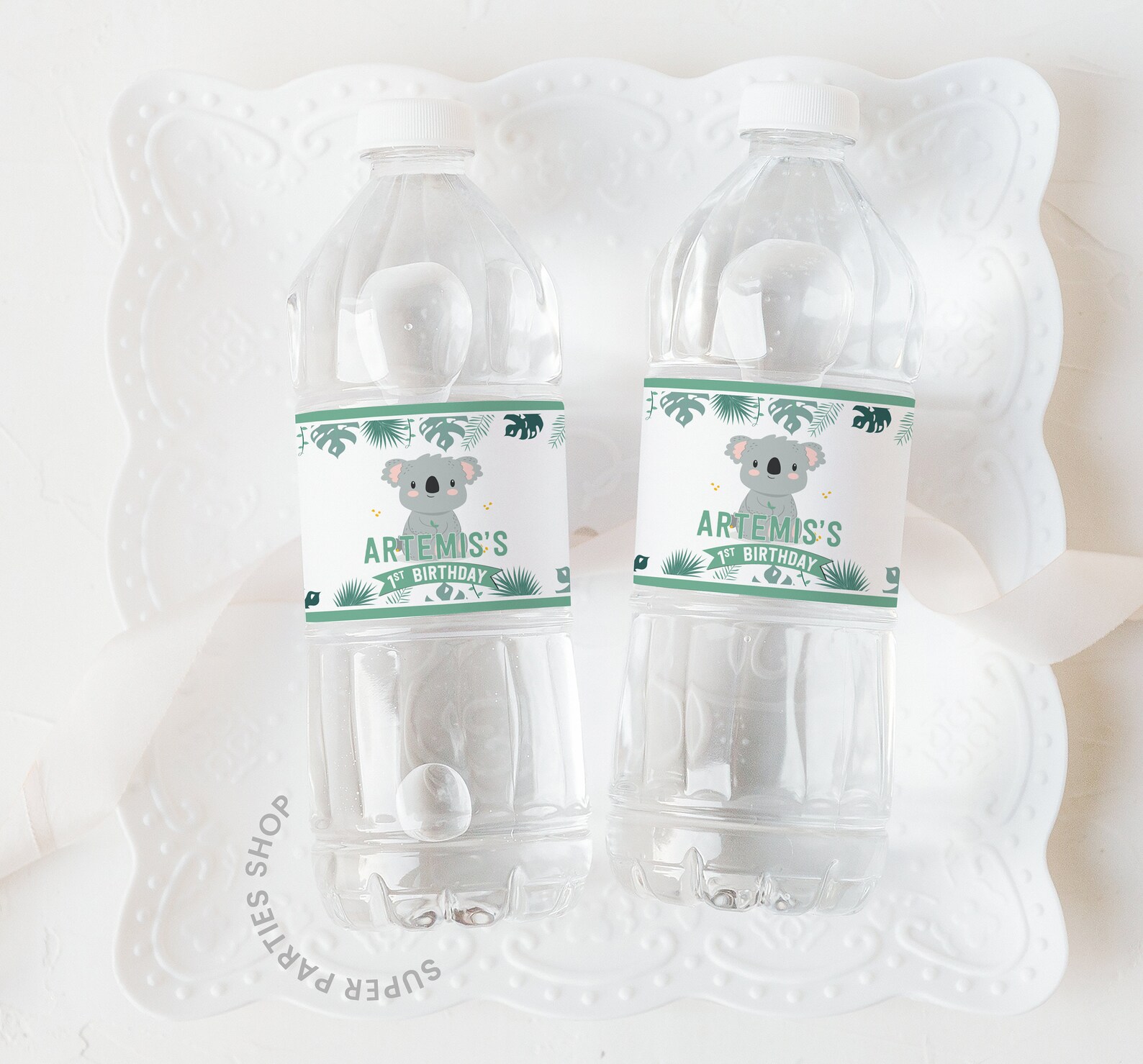 Koala Bottle Label Printable Australian Theme Party Koala - Etsy