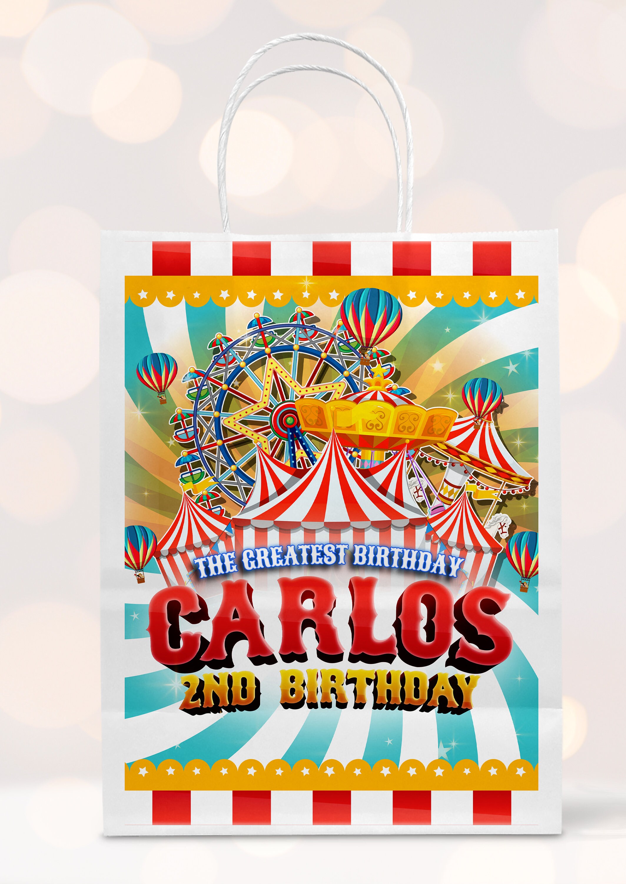 Circus Party Bundle Kit Printable Circus Tent Birthday Party - Etsy