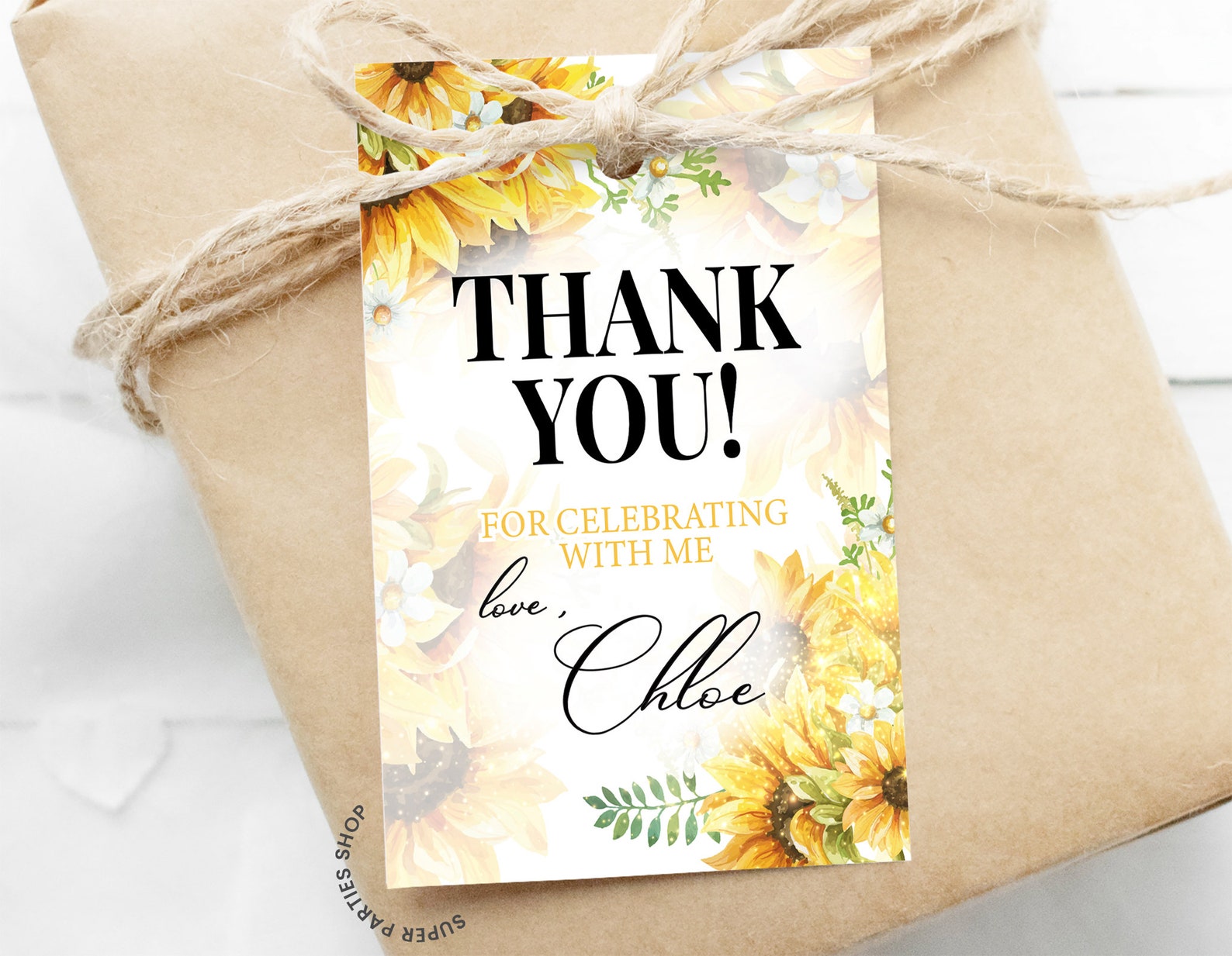 Sunflower Bundle Kit Printable Party Green Gold Wood Fall - Etsy