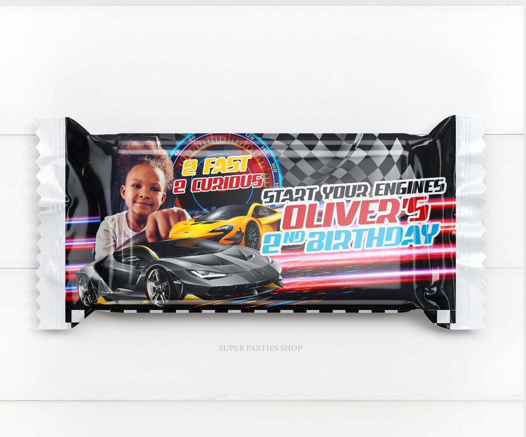 Race Cars Rice Krispies Treats Printable, Snack Treat, Roadster ...