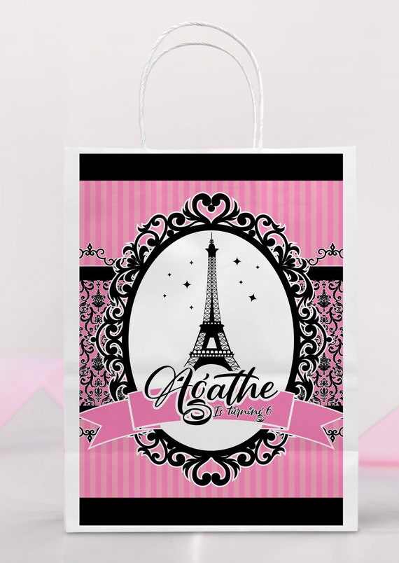 Paris Gift Bags Label Printable Paris Theme Decor Paris - Etsy