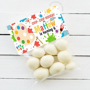 Art Party Kit Printable ,paint, Snack Treat,art Bundle Birthday Party ...