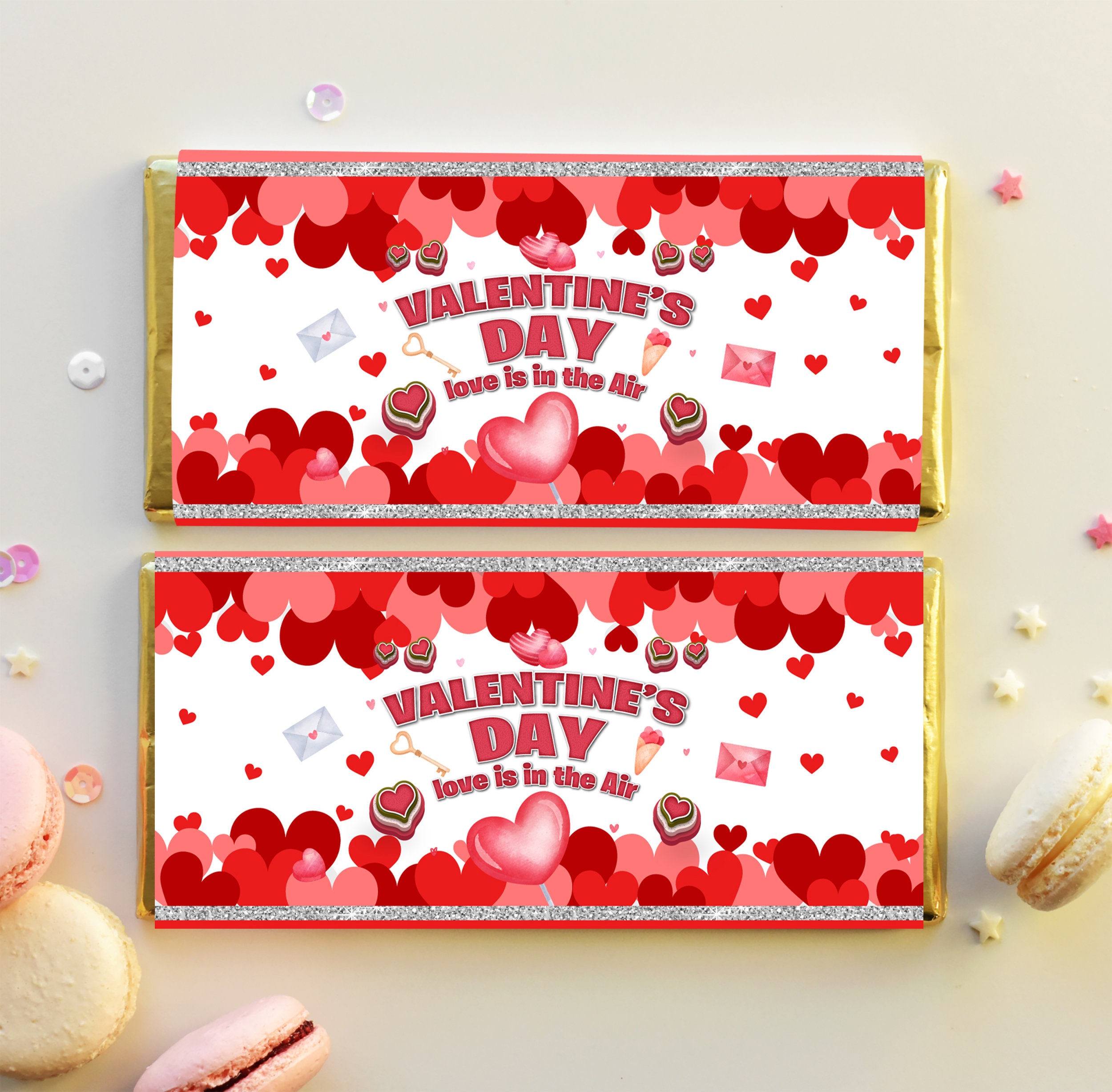 Valentine's Day Chip Bundle Labels Printable Snack Bag | Etsy