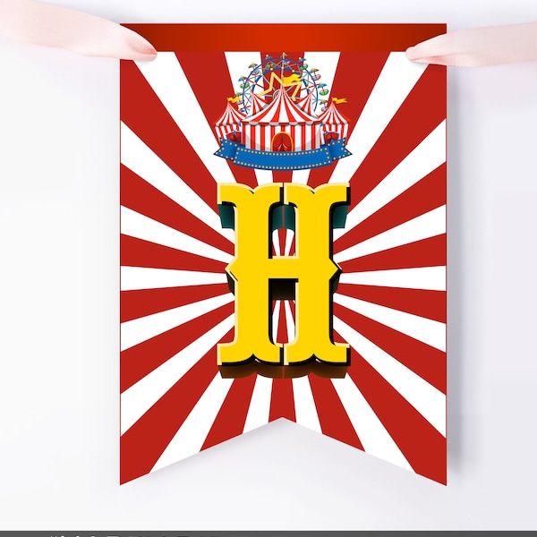 Circus Bunting - Etsy