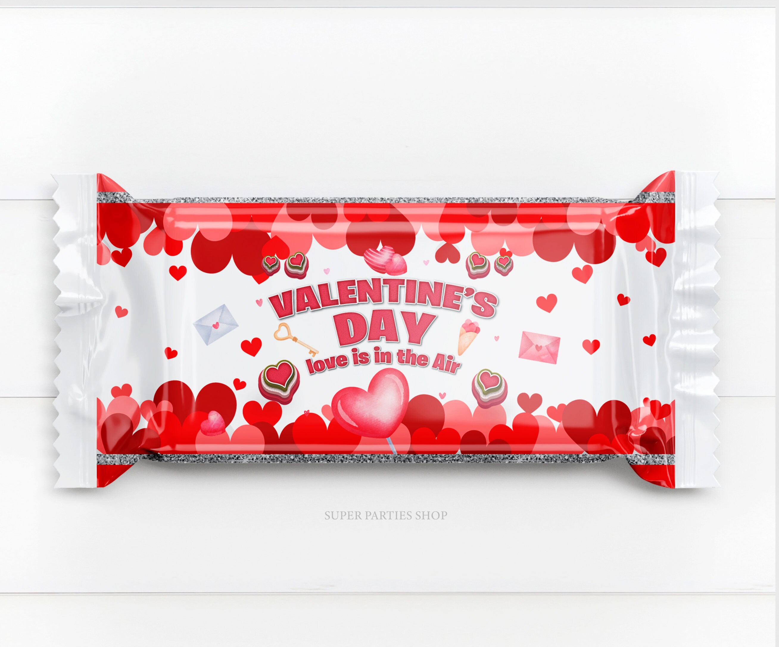 Valentine's Day Chip Bundle Labels Printable Snack Bag | Etsy