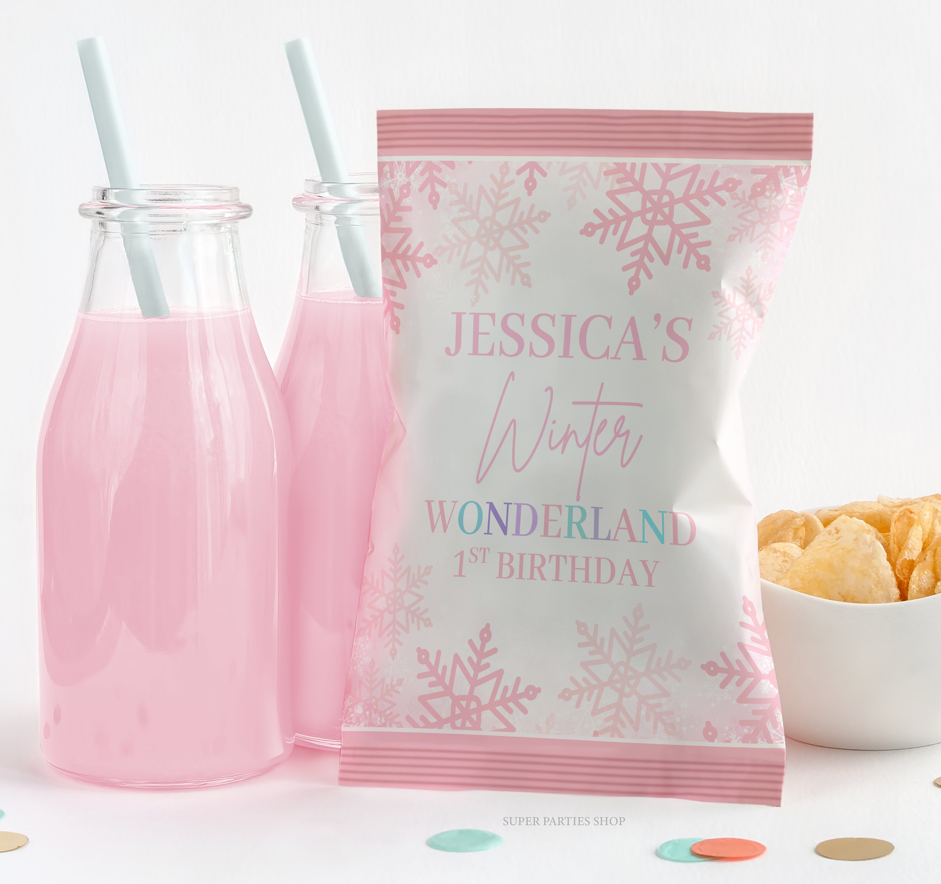 Winter Wonderland Party Bundle Kit Printable Winter - Etsy