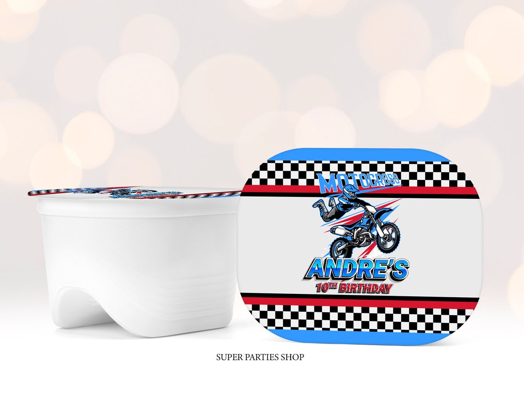 Motocross Chip Bags Printable, Snack Treat, Roadster Birthday, Racing ...