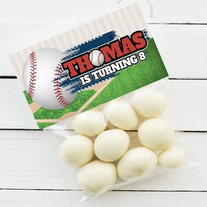 Baseball Candy Bag Topperl Label Printable, Baseball Theme, Sports ...