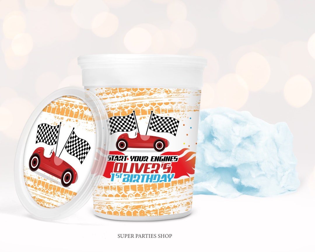 Race Cars Cotton Candy Label Printable, Roadster Birthday, Racing Label ...