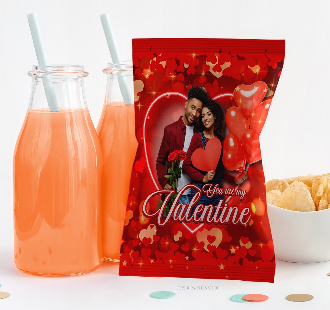 Valentine's Day Chip Bag Wrapper Printable, Snack Bag , Best Friends ...