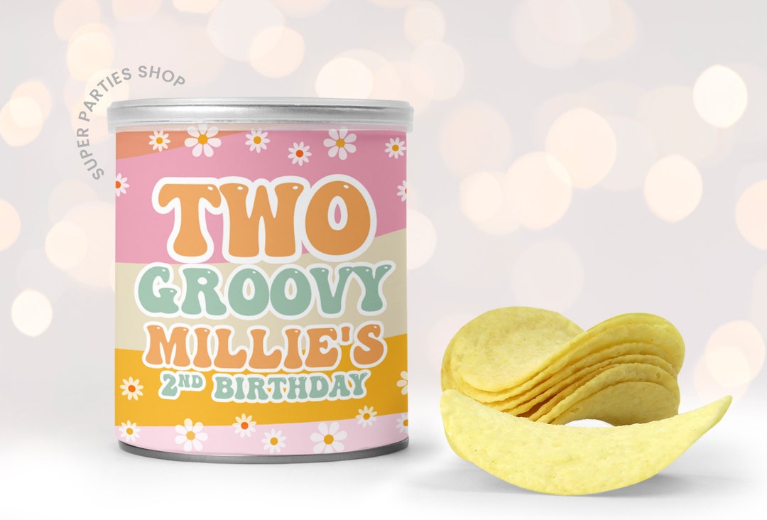 Hippie Flower Potatoes Chip Labels Printable,flower Power Birthday ...