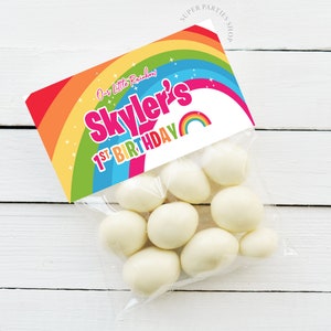 Rainbow Party Bundle Kit Printable, Snack Treat , Rainbow Magical ...