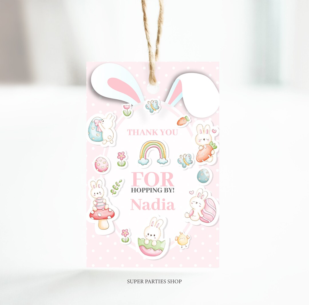 Some Bunny is One Favor Tag Label Some Bunny is One Party - Etsy