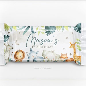 Jungle Party Bundle Printable , Snack Treat Safari ,wild One, Safari ...