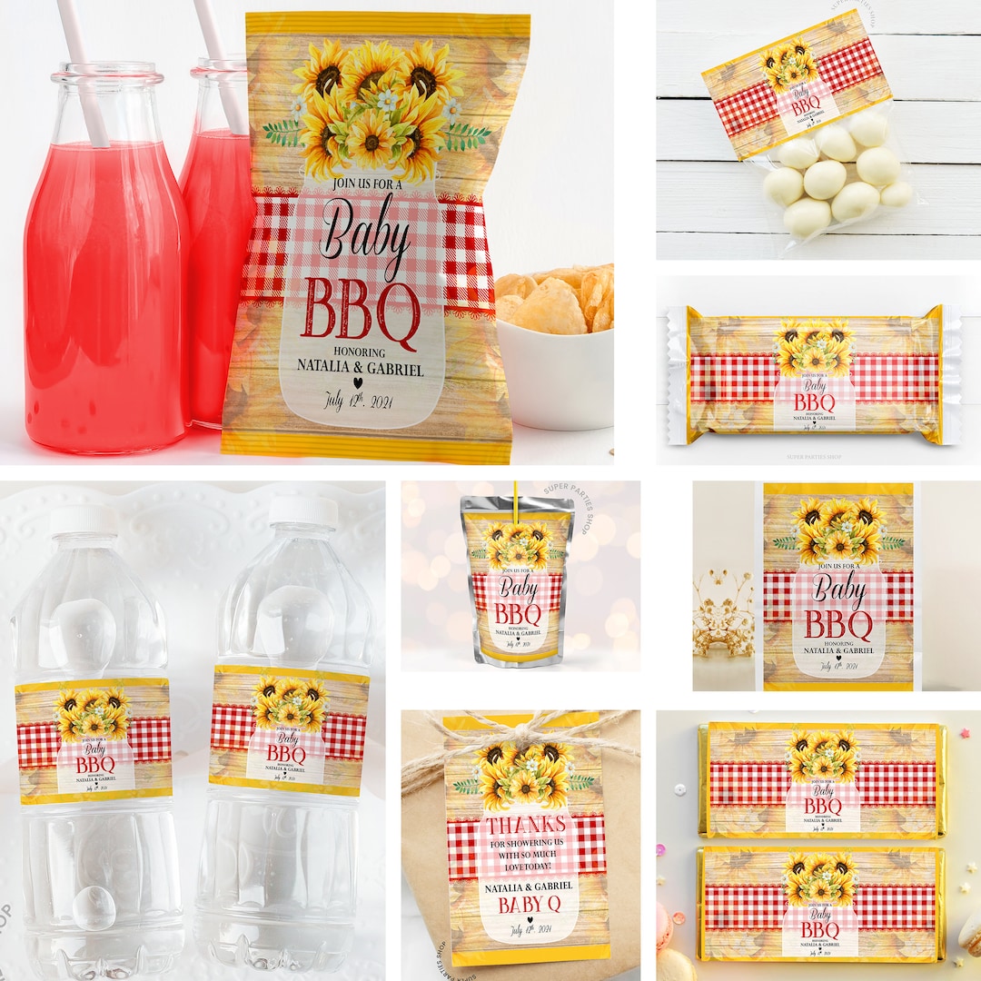 BBQ Party Bundle Printable Labels babyque Baby Shower-baby-q-babyque ...