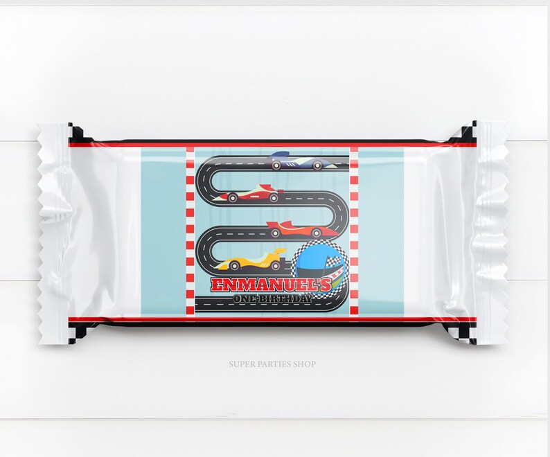 Race Cars Rice Krispies Treats Printable Snack Treat | Etsy