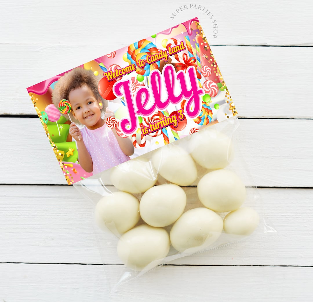 Sweet Candy Bag Topper Printable Sweet Party Favors, Sweet Snack Bag ...