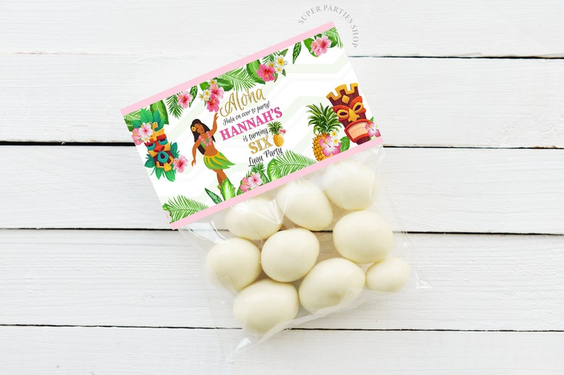 Luau Bundle Kit Printable Aloha Favors Tropical Party - Etsy