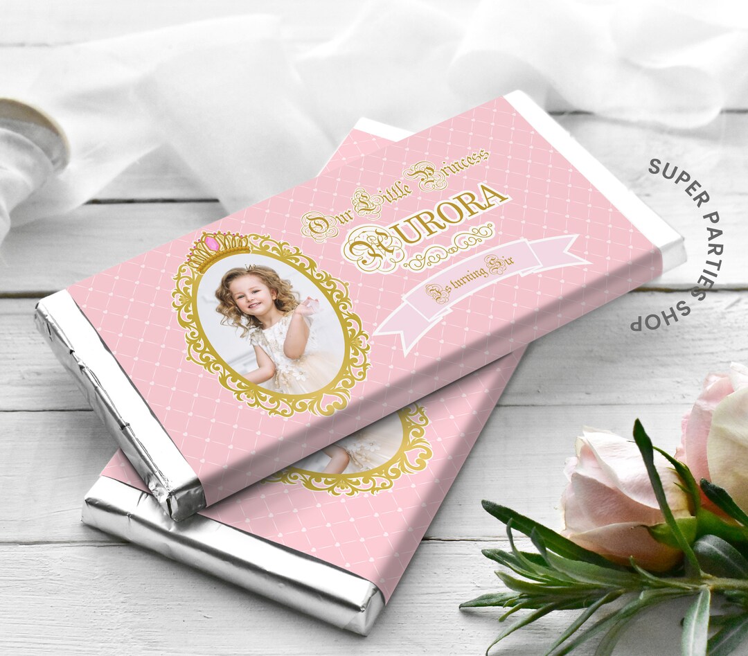 Princess Candy Bar 1.55oz Warpper Printable Snack Treat - Etsy