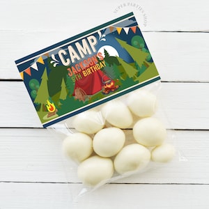 Camping Party Bundle Kit Printable Party Items Camp Party | Etsy