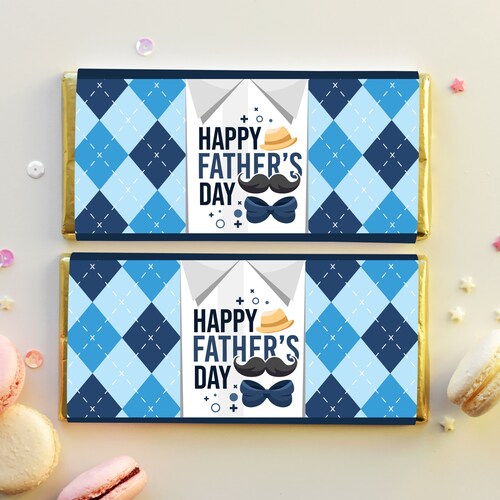 Father's Day Bottle Label Father Day Snack Bar Happy - Etsy