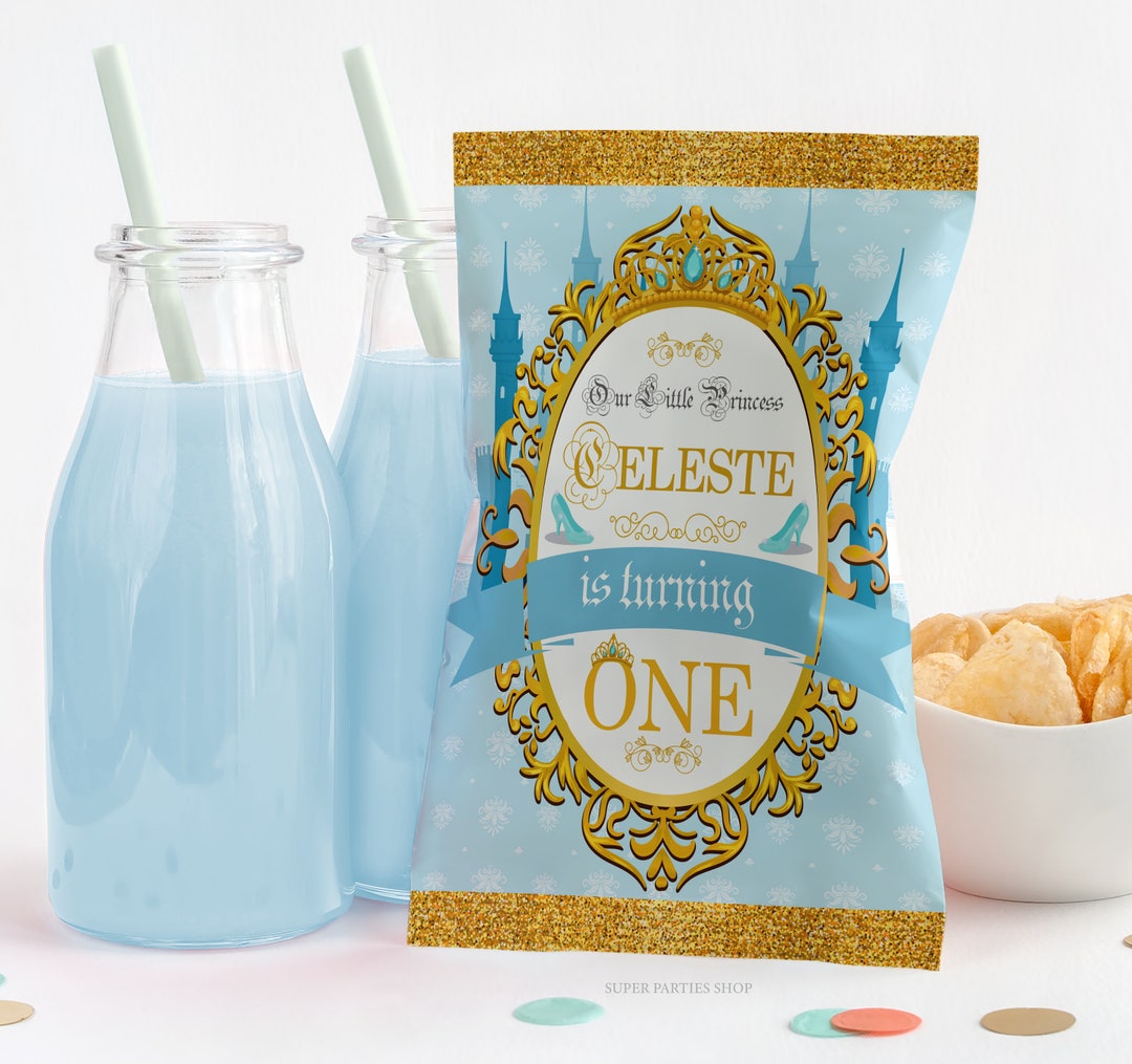 Princess Chip Bags Printable, Snack Treat , Castle Magical Birthday ...