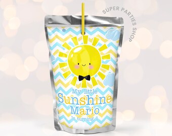 Sunshine Favor Tags Printable Sunshine Labels Sunshine - Etsy