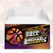 Basketball Gable Box Label PRINTABLE, Treat Box,basketball Candy Box ...
